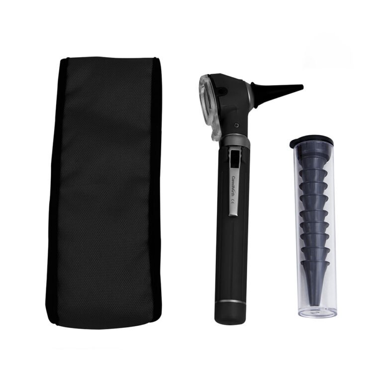 Fiber Optic Mini Otoscope Set in Red Color - Murree Corporation